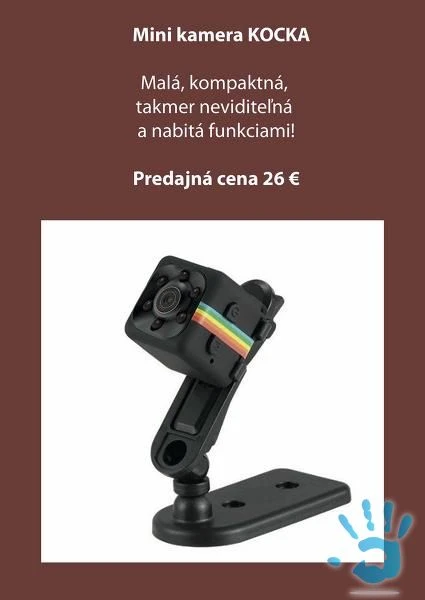 Mini kamera Kocka - Videokamery