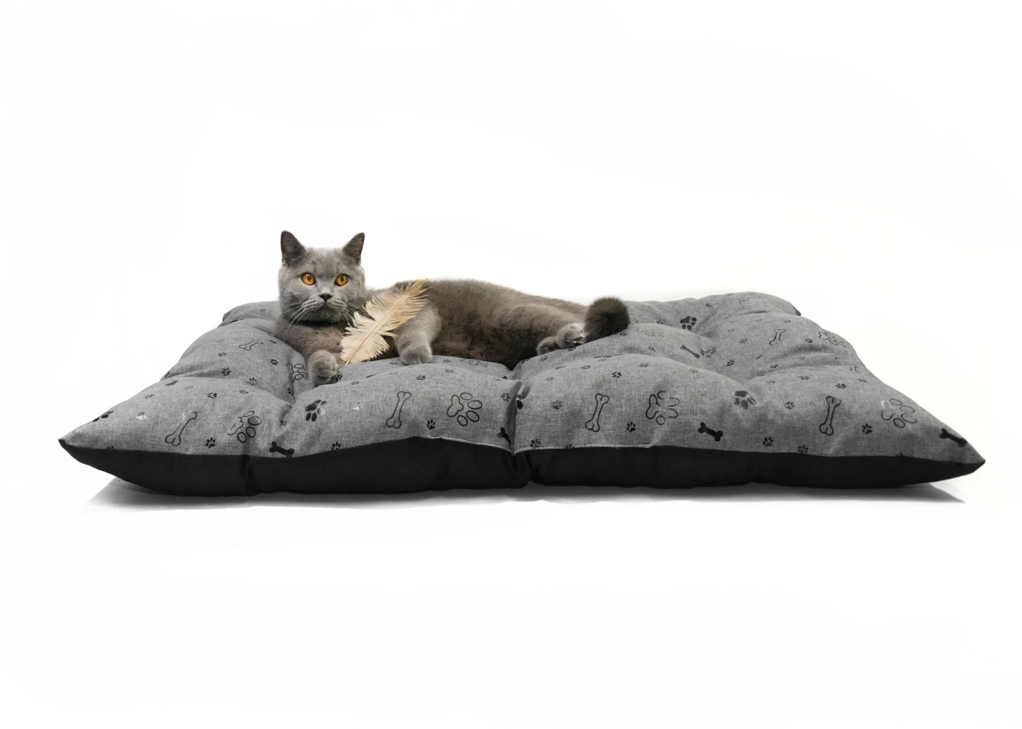 Pelech pre tvojho mazlička XL 100x70 čierna tlapka - Potreby pre psy