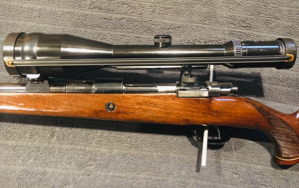 Gulovnica Mauser. 243 Winchester puškohľad Swarovski - Poľovníctvo