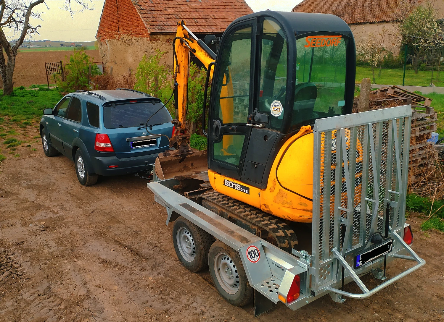 Zemné a výkopové práce s minibagrom - Búracie práce