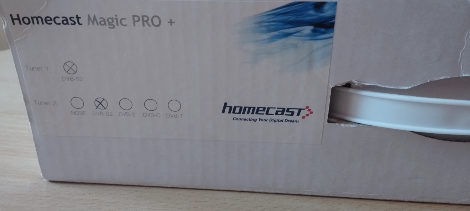 Homecast Magic Pro+ (2x Dvb-s2) - Satelity, antény