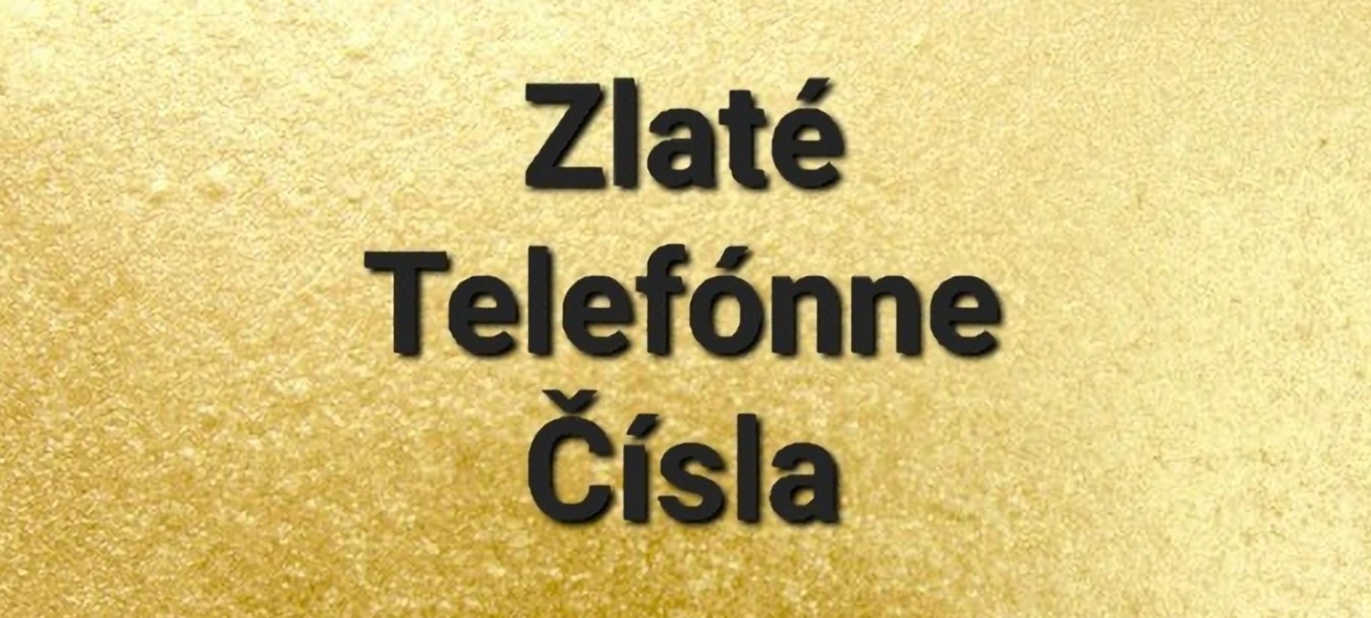 Zlaté telefónne čísla - SIM karty