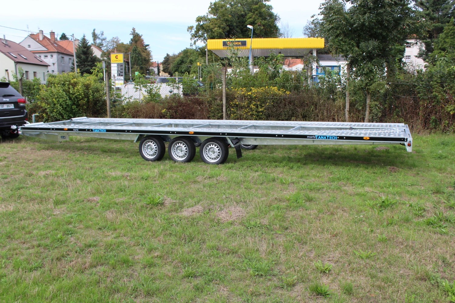 Príves na 2 auta Martz GT800 3 nápravy 3500kg - Prívesné vozíky