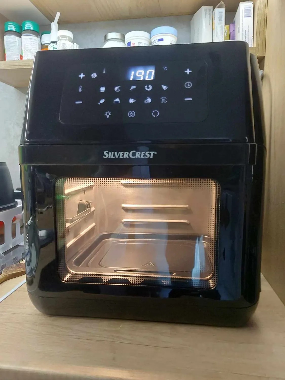 Silvercrest® Kitchen tools teplovzdušná fritéza 9 v 1 SHF 1800 A2 - Fritézy