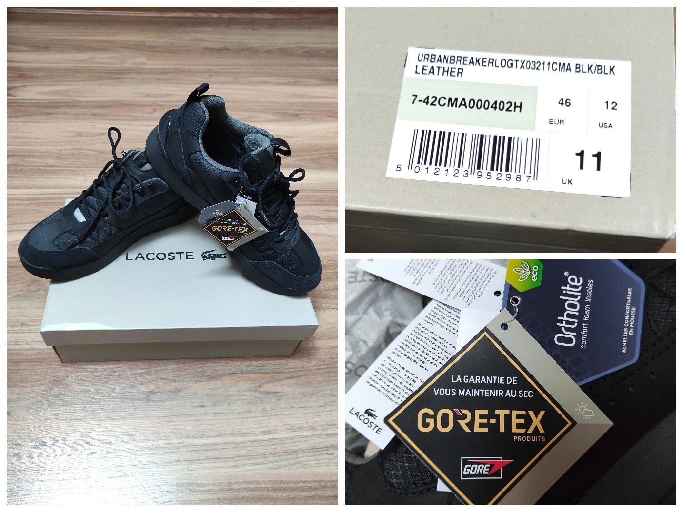 Pánské tenisky Lacoste Gore-Tex | EU 46 | nové - Pánska obuv